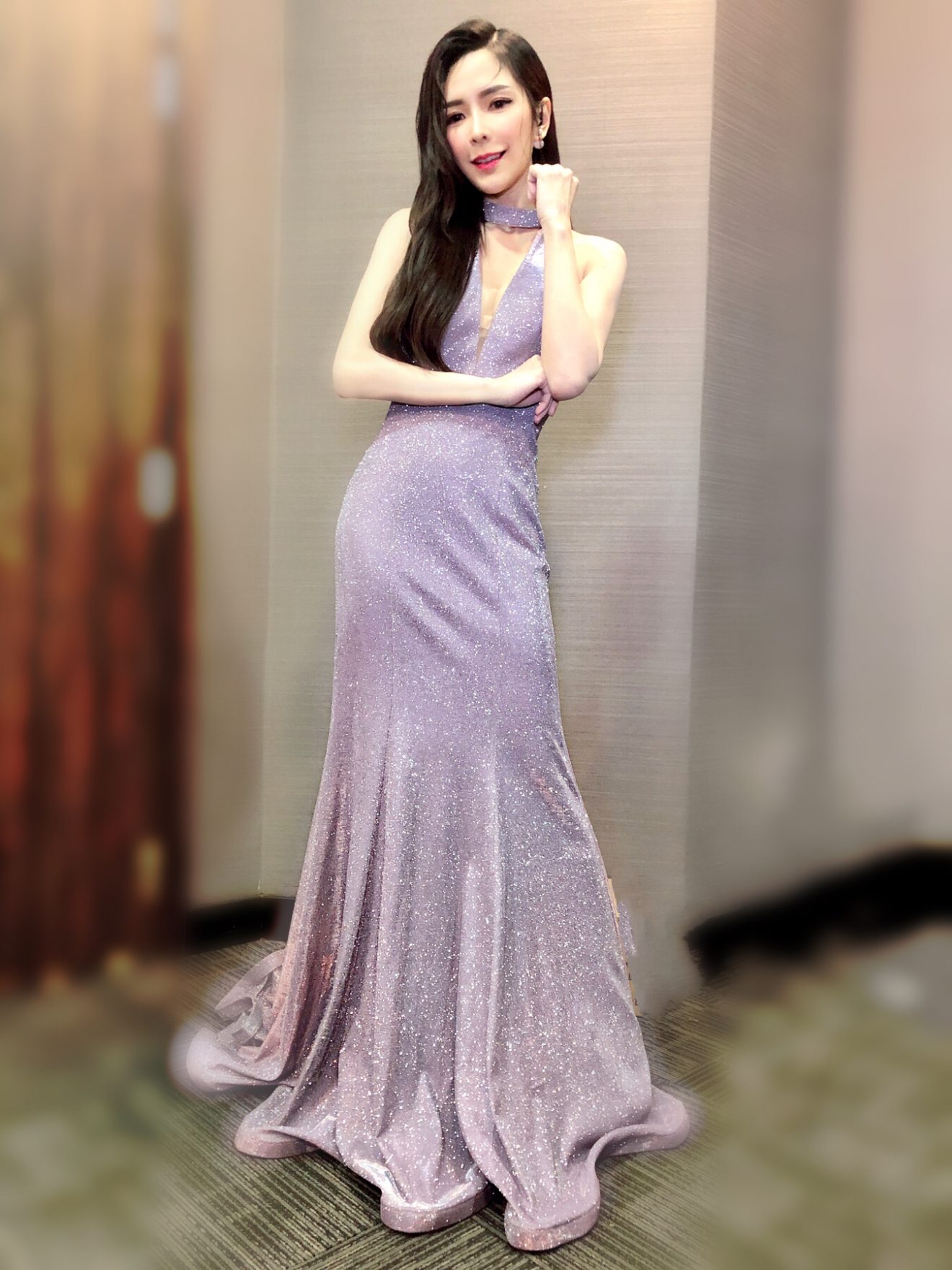 Stardust Violet Dress – Vogue Lease